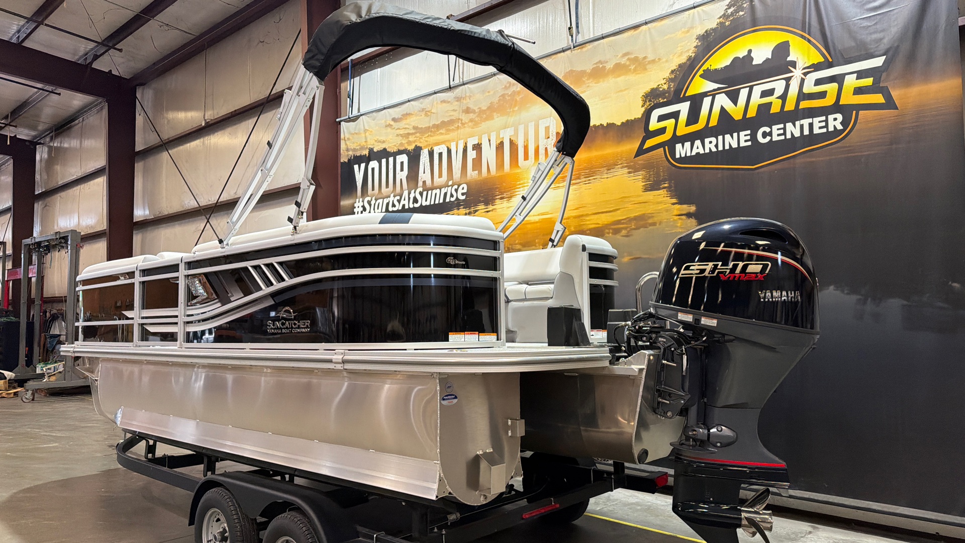 Pontoons from Suncatcher Sunrise Marine Center Searcy, AR (501) 279-1444