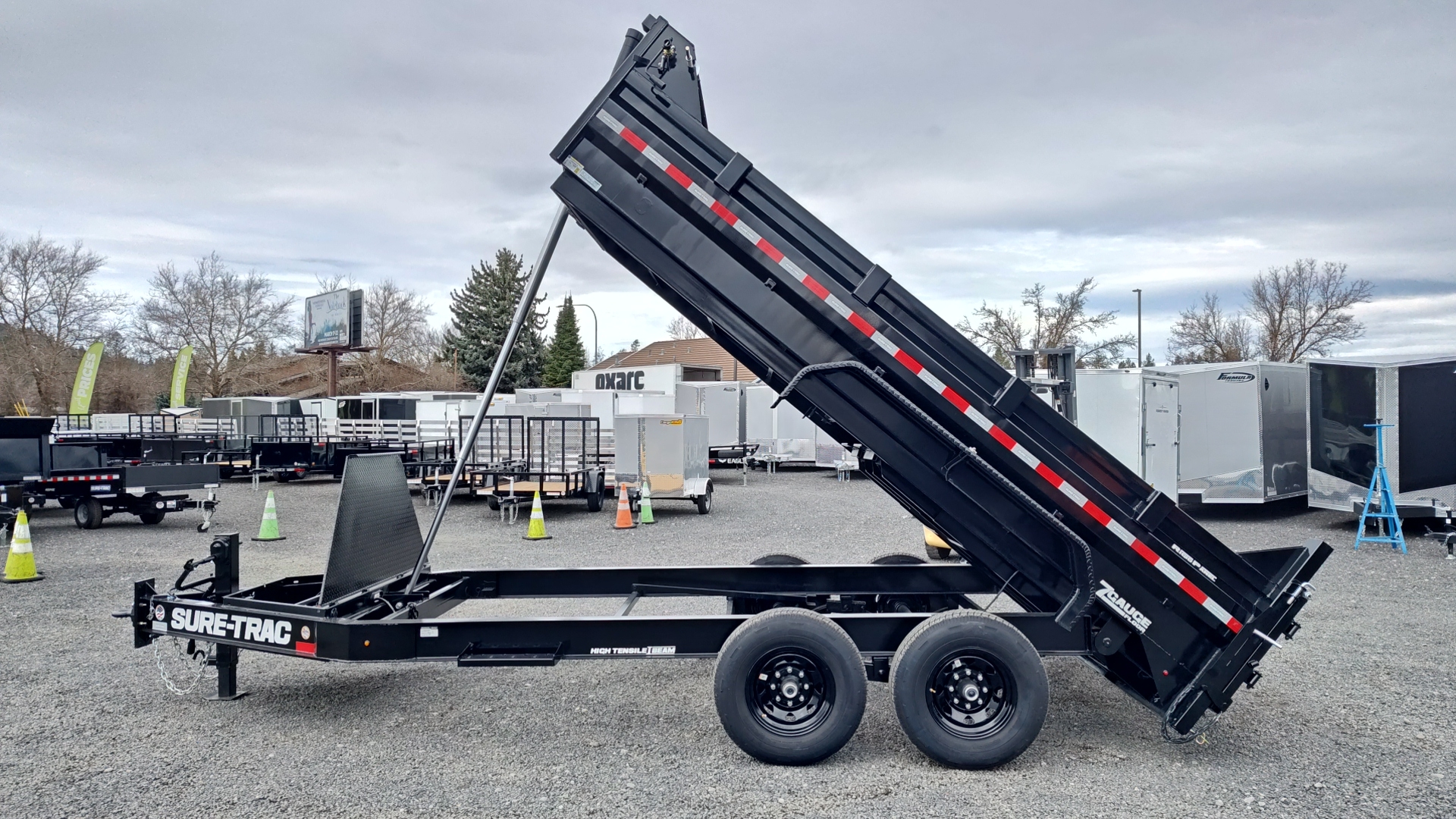 New Dump Trailer and Motorcycle Trailers Spokane North Trailers Spokane ...