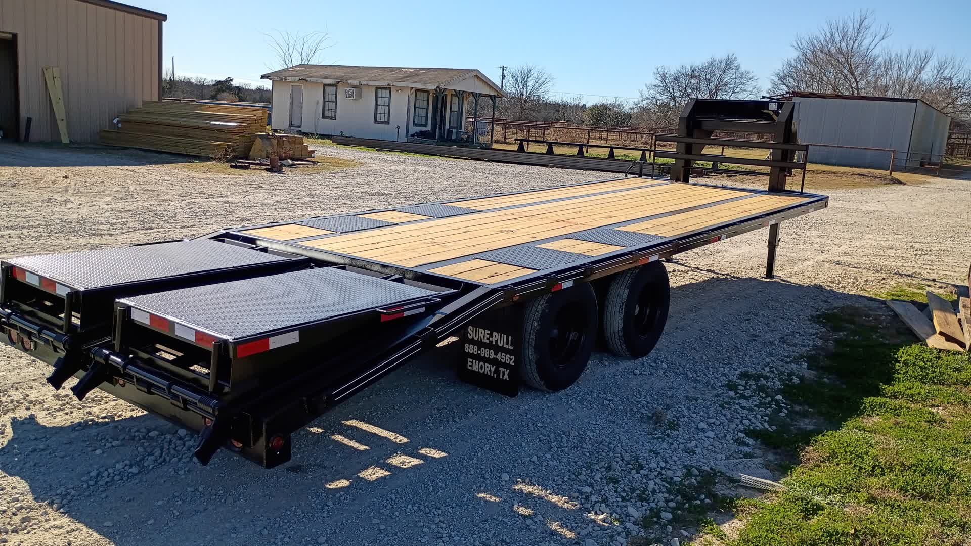 New Equipment Trailers and Gooseneck Trailer Sure-Pull Trailers by ...